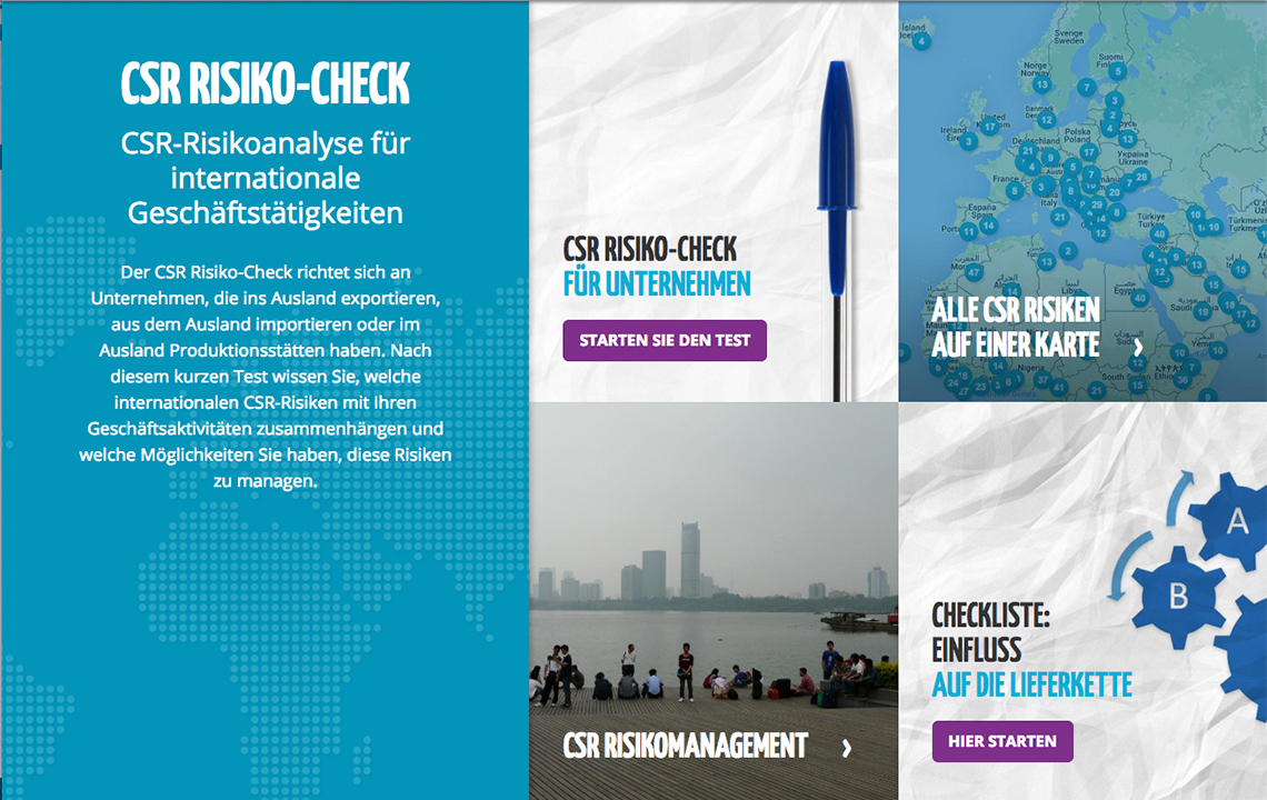 CSR Risiko-Check - FORUM WIRTSCHAFTSETHIK